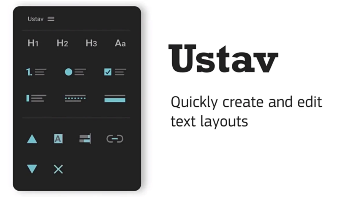 Ae脚本-Ustav1.0.1一键创建编辑文本字符段落排版布局设计 – 设计宝藏